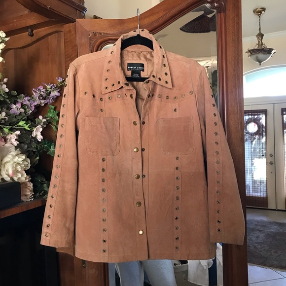 Vintage | Jackets & Coats | Robert Lewis 0 Suede Vintage Jacket With ...